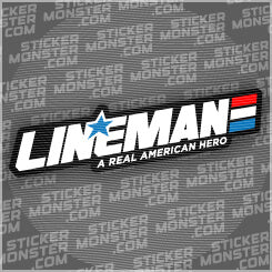 #31 LINEMAN - HARDHAT STICKER – STICKERMONSTER.COM