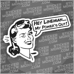 #52 LINEMAN - HARDHAT STICKER – STICKERMONSTER.COM