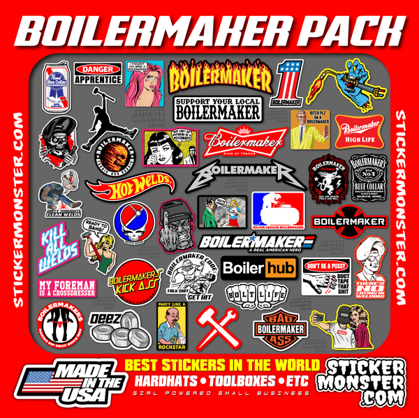 BOILERMAKER PACK – STICKERMONSTER.COM