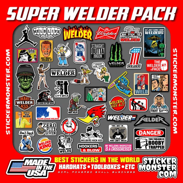 SUPER WELDER PACK – STICKERMONSTER.COM