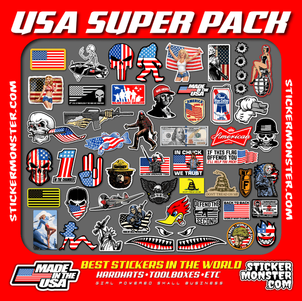 USA PACK – STICKERMONSTER.COM